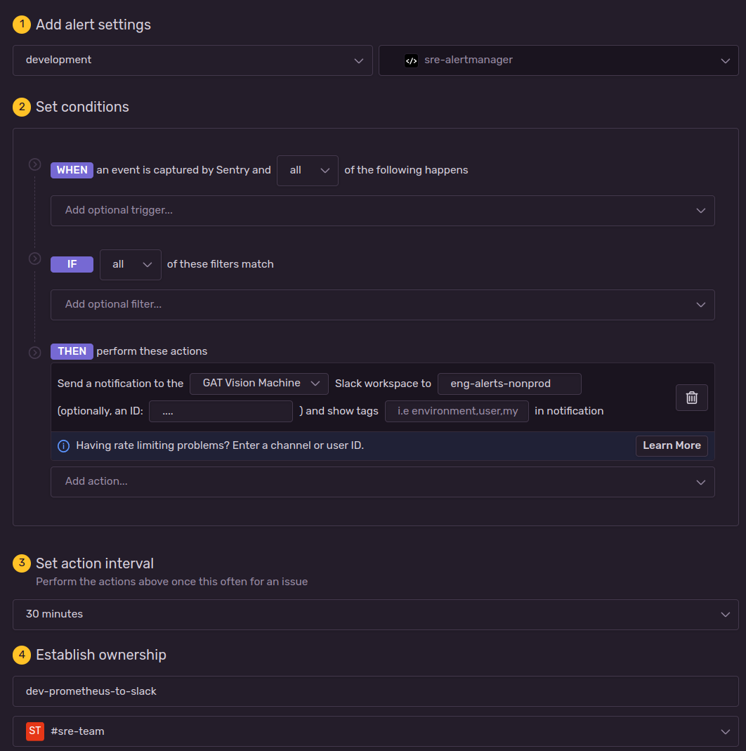 (Ab)using Sentry for Alertmanager alerts